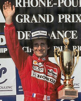 Alain Prost vince nel 1989, un GP di Francia senza rivali